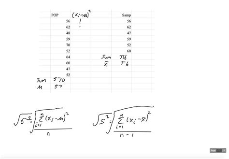 SOLVED The formula to find population variance of ungrouped data Ïƒ Î Xi Î¼ N The