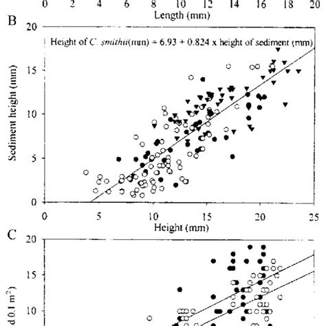 The Relationships Between Length Width A Sediment Height Height B Download Scientific