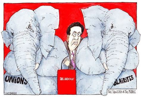 Ed Miliband Cartoon Elephants Political Cartoonist Gary Barker Cartoons
