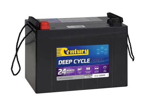 Century C12 105xda Deep Cycle Agm Mercury Bay Marine