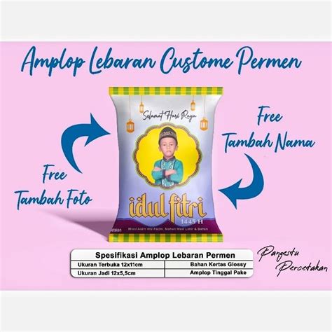 Eid Candy Envelopes Custom Eid Envelopes Unique Eid Envelopes Viral Eid Envelopes Shopee