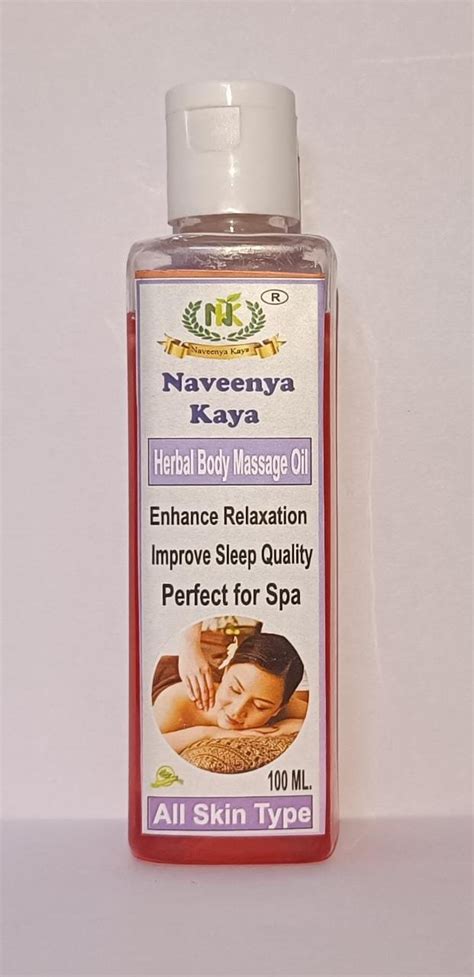 Herbal Body Massage Oil Naveenya Kaya Healthcare Pvt Ltd