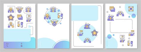 Cooperative Learning Strategies Blue Gradient Brochure Template Leadership Grouping Leaflet