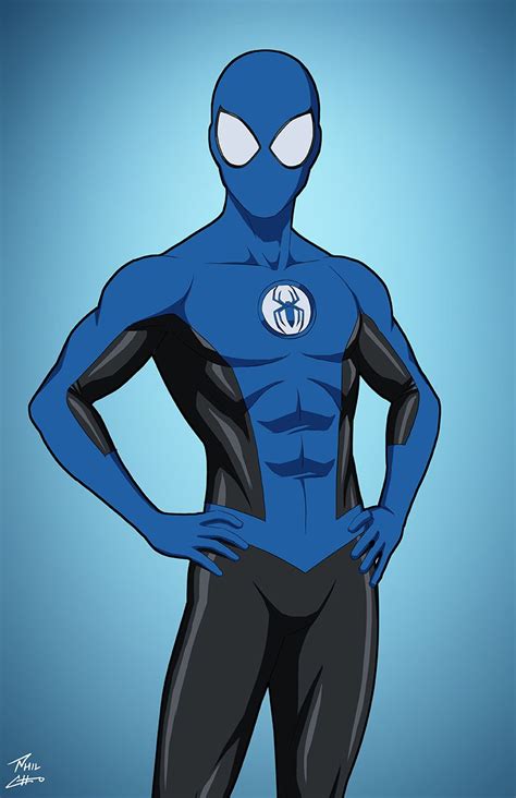 Spider Man Red And Black Earth 27m Commission — Phil Cho