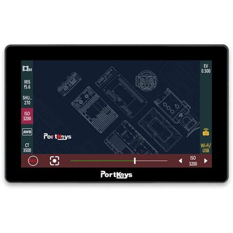 Portkeys Lh5p Ii 5 5 Touchscreen Monitor With Camera Control For Sony Fs5 Fs7 Fx6 Fx9