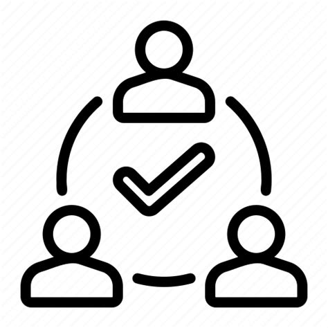 Coordination Management User Fellowship Check Tick Approved Icon