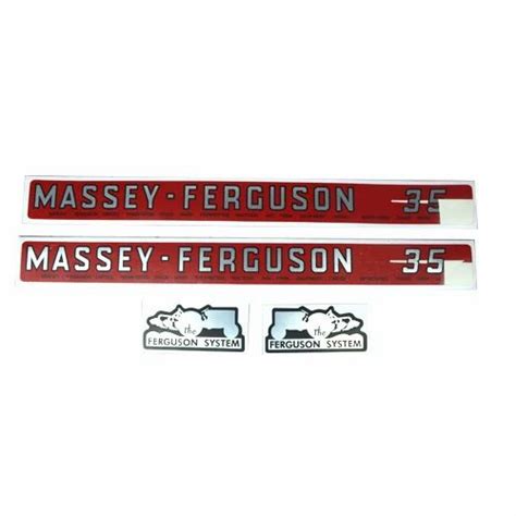 Tractor Decals And Emblems At ₹ 150 Piece Massey Fergusion Tractor