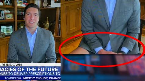 Reporter Caught With No Pants Live On Air Youtube