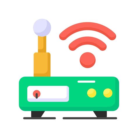 an icon of wifi router shows networking device that enables wireless communication between