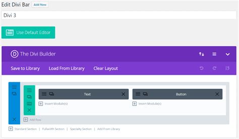 Divi Plugin Highlight Divi Bars