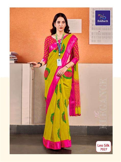 Siddharth Silk Mills 7027 Uniform Collection Yellow Unstitched Designer