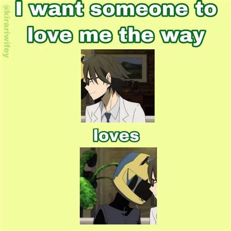 Shinra And Celty From Durarara