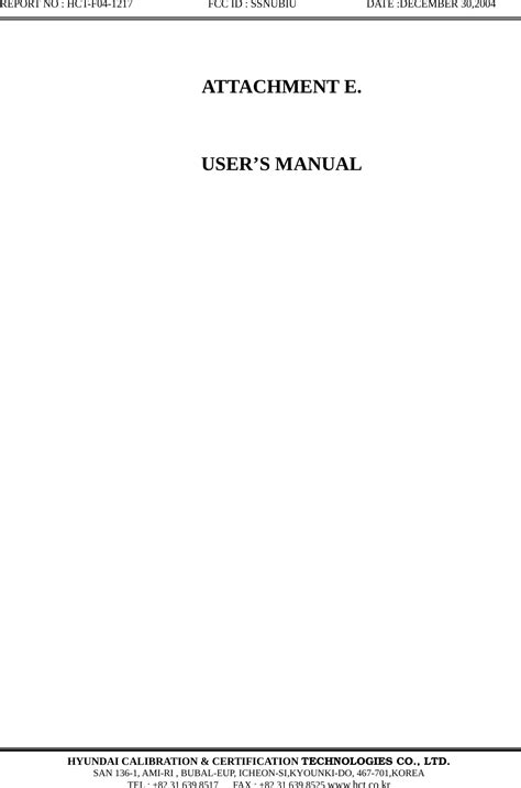 LG ELECTRONICS UBIU LG USB Drive User Manual 1