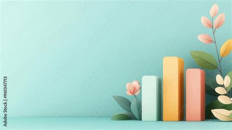 Comparison Of Fixed Vs Variable Interest Rates Bar Graph Flat Design Illustration Stock