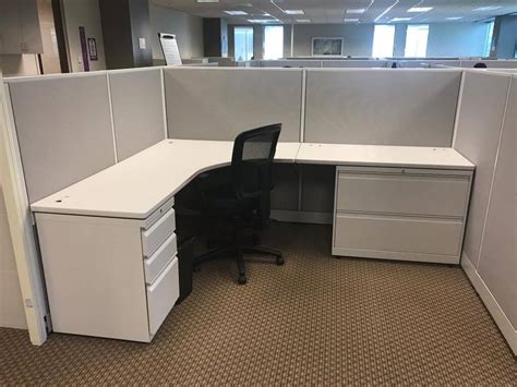 Used Office Cubicles Medium Panels Allsteel Concensys 8x6 Used Cubicles