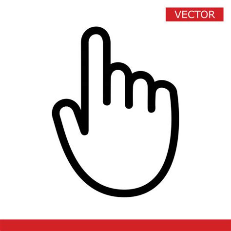 Glove Cursor Icon Illustrations Royalty Free Vector Graphics And Clip Art Istock