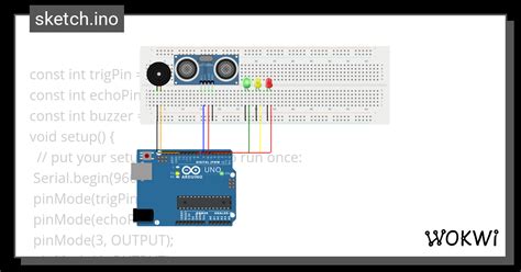 Parking Sensor Wokwi Esp32 Stm32 Arduino Simulator