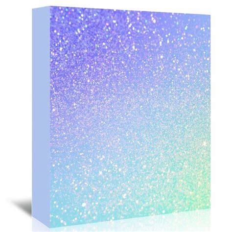 Glamour Shiny Sparkley Graphic Art On Wrapped Canvas
