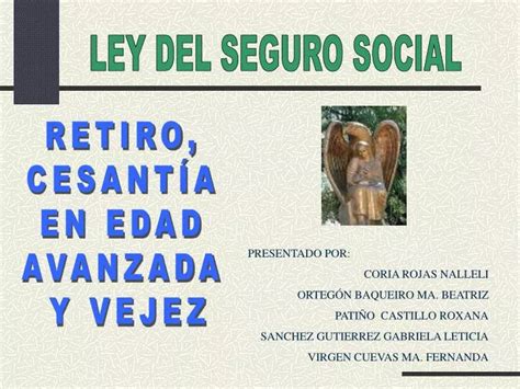 Ppt Ley Del Seguro Social Powerpoint Presentation Free Download Id