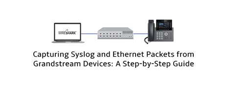 how to get syslog and ethernet packets from grandstream devi