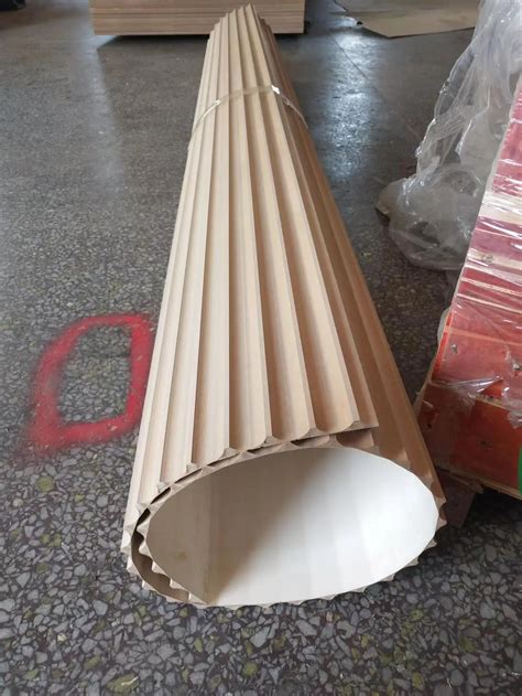 Source Textured Mdf Flexible Curved Fluted Panels Building Materials