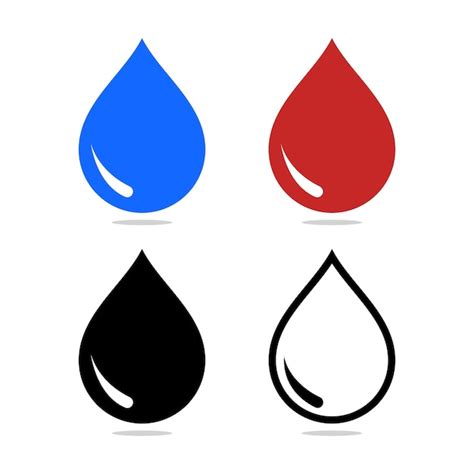 Premium Vector Droplet Multiple Styles