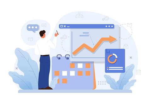 Business Processes Optimization Productive Employee Analyzing 47093608 Vector Art At Vecteezy