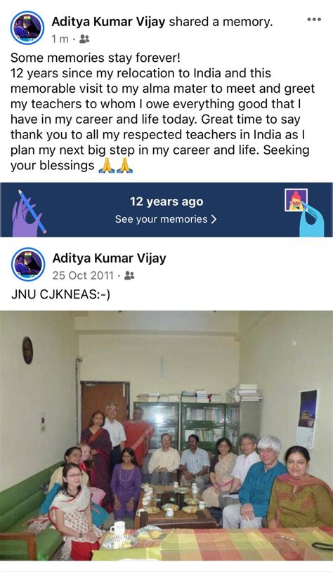 Some Memories Stay Forever 12 Years Since My Relocation To India And