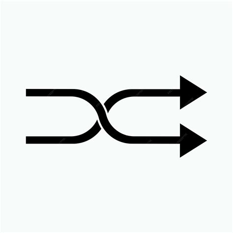 Premium Vector Compare Icon Compared Comparison Arrow Spread Shuffle Symbol Vector Black