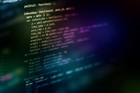 Premium Photo Developer Programming Code Abstract Computer Script