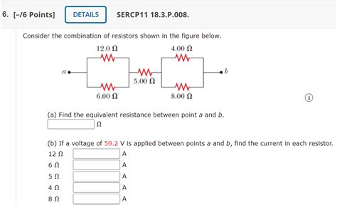 Solved 6 [ 16 Points] Details Sercp11 18 3 Ρ 008 Consider