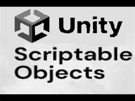 How To Use Unity Scriptable Objects : r/Unity3D