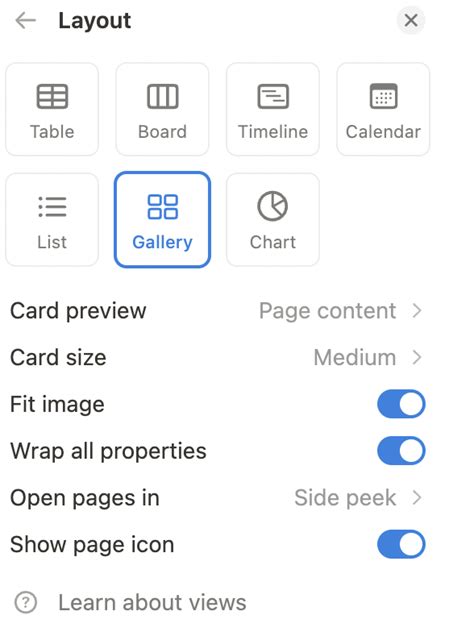 【notion e 點通】一次搞懂 notion「gallery」的設定重點