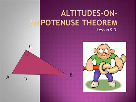 Ppt Altitudes On Hypotenuse Theorem Powerpoint Presentation Free Download Id 8670967