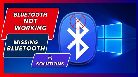 Fix Missing Bluetooth How to Solve Bluetooth Not Showing Windows 10 Windows 11 Bluetooth Not ...