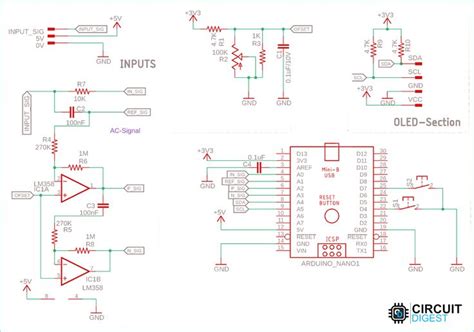 Build A DIY Oscilloscope Using Arduino Nano And OLED Display Arduino Arduino Projects