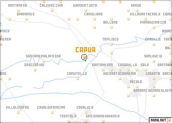 Capua Italy Map