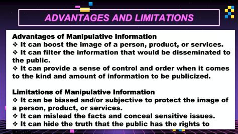 manipulative information and media pptx