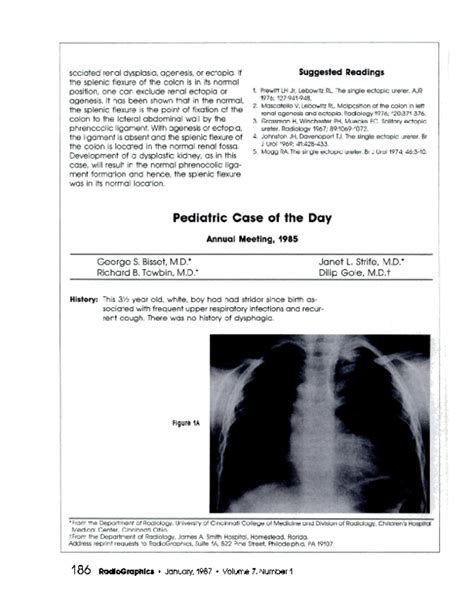 Pdf Pediatric Case Of The Day Cervical Aortic Arch