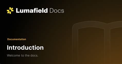 Introduction Lumafield Support Documentation