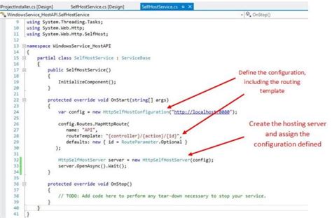 Aspnet Web Api Self Hosting Using Windows Service Tech J