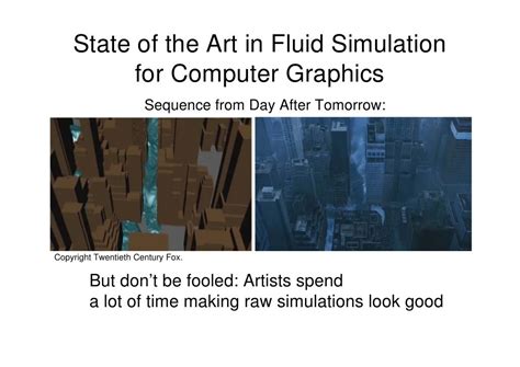 Fluid Simulation And Control For Computer Graphics