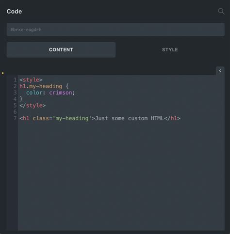 Dark Color Theme For Code Element In Bricks BricksLabs