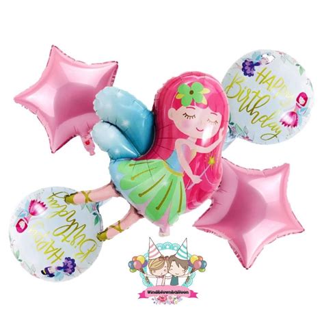Jual Windblown Balon Foil Set Fairy Godmother Princess Peri Putri