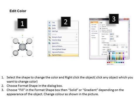 3d Visual Representation Of Four Diverging Factors Processs And Powerpoint