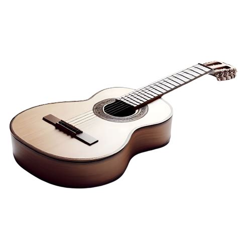 Ai Generated An Isolated Classical Guitar Musical Instrument Cutout