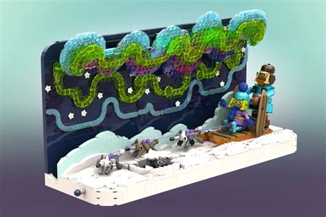 The Northern Lights In Lego Rnorthernlights