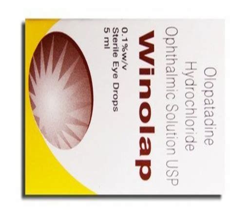 Olopatadine Hydrochloride Ophthalmic Solution, 0.1%, 5 ml at Rs 132 ...