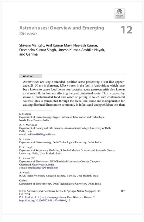 Astrovirus Infection Dr Umesh Kumar Phd Fbps Fsbmls