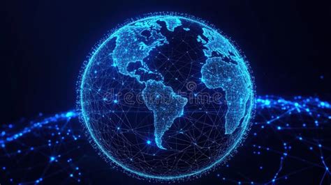Global Network Connectivity Visualization Stock Illustration Illustration Of Connectivity